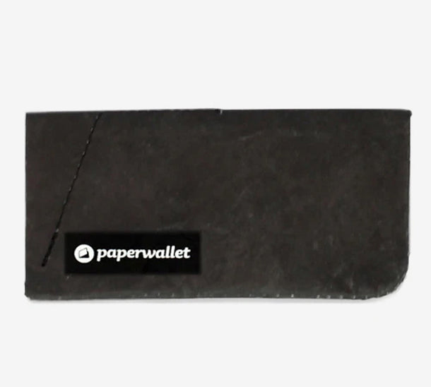 'Solid Black' Minimalist Coin Wallet | Paperwallet
