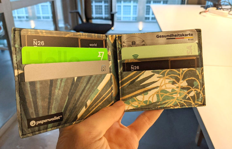 'Night Black' Flat Wallet | Paper Wallet – Paperwallet