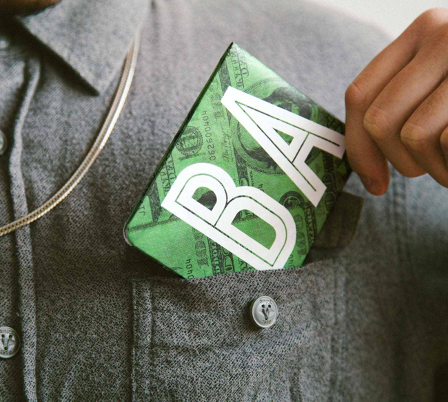 'BANK' Slim Wallet | Paperwallet