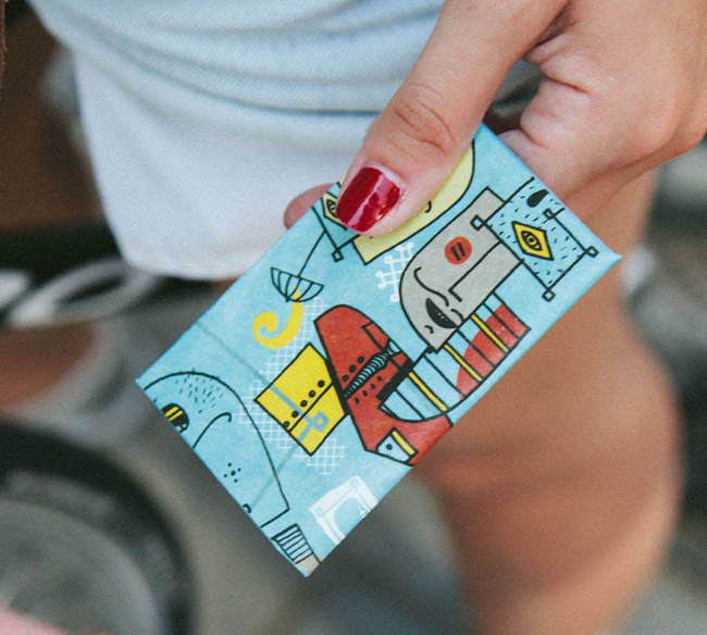 'Deep Blue' Credit Card Holder | Paperwallet