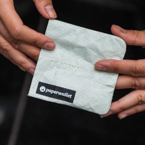 'Lines' Minimalist Coin Wallet | Paperwallet