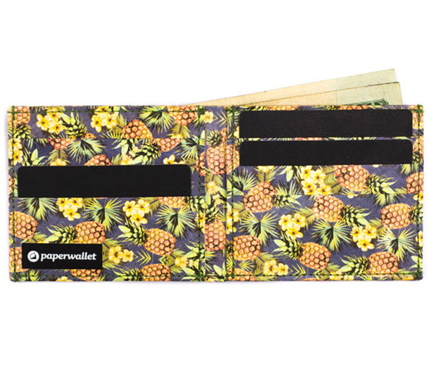 'Pineapples' Flat Wallets For Men | Paper Wallet – Paperwallet