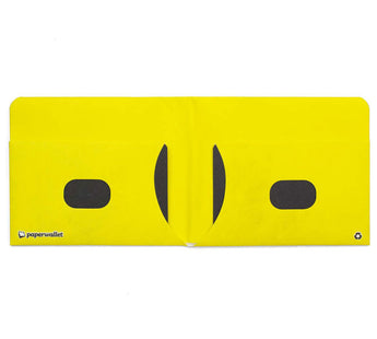 Yellow Minimalist Wallet - Slim Tyvek Wallets | Paperwallet