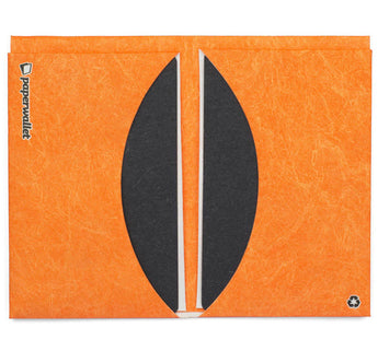 Orange Slim Card Wallet | Paperwallet
