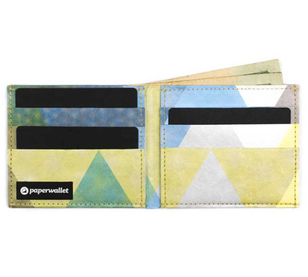 'MOIRE TRIANGLES' Flatt Wallet | Paper Wallet – Paperwallet