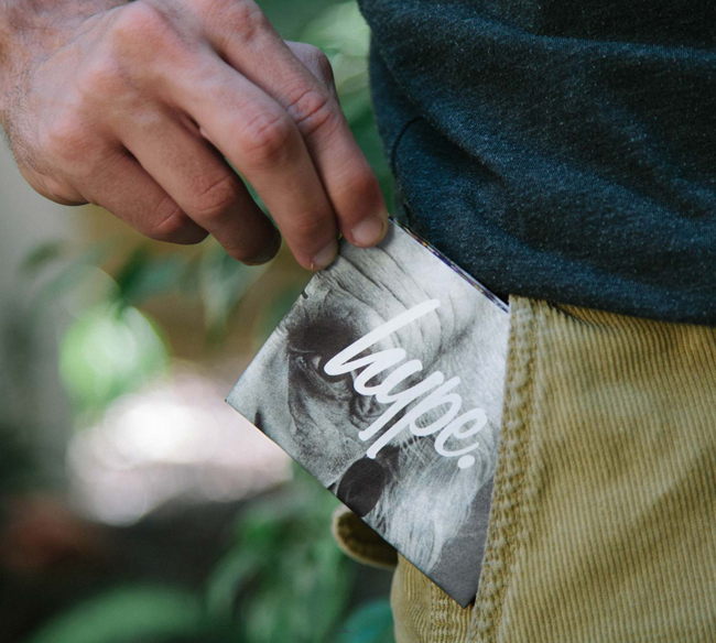 'HYPE - Einstein' Tyvek Wallet | Paperwallet