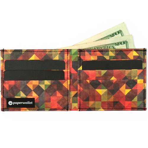 'RED' Skinny Flat Wallet | Paperwallet