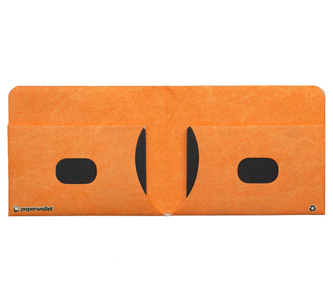 Orange Minimalist Wallet - Slim Tyvek Wallets | Paperwallet
