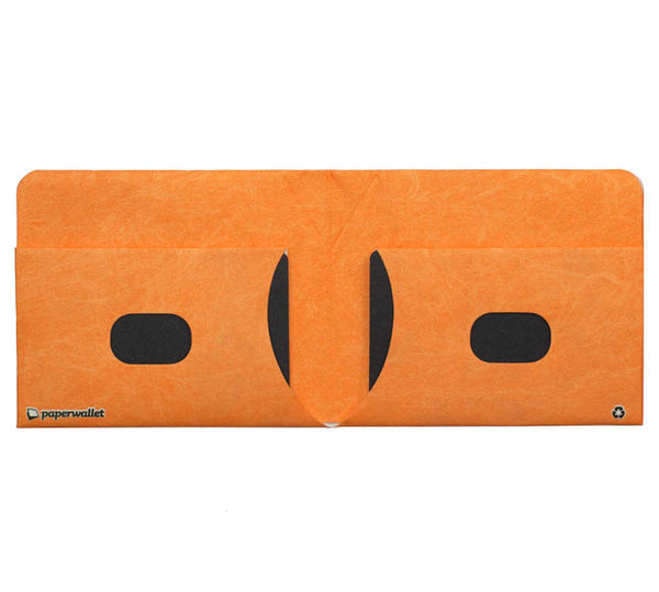 Orange Minimalist Wallet - Slim Tyvek Wallets | Paperwallet